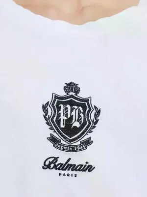 Balmain Logo Sleeveless Top