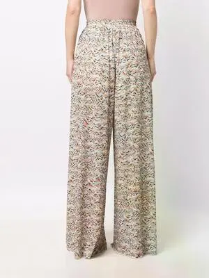 Patrizia Pepe Graphic-print Full-length Trousers