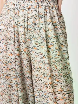Patrizia Pepe Graphic-print Full-length Trousers