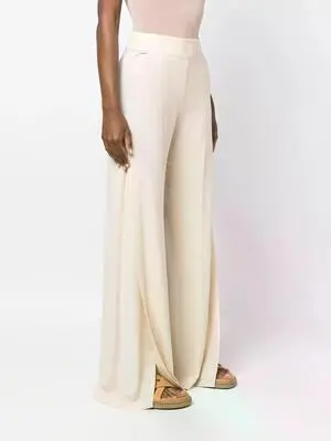 Patrizia Pepe Slit-detail High-waisted Trousers
