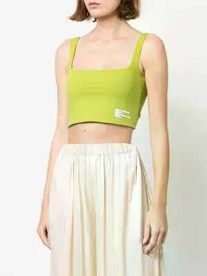 Patrizia Pepe Cut-out Cropped Top