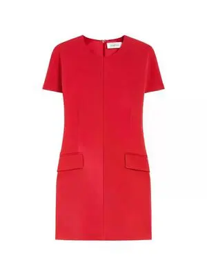 Sportmax Pocket Shift Dress - Red