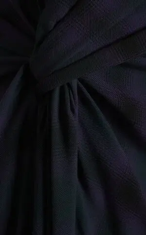 Dries Van Noten Suma Draped Midi Skirt