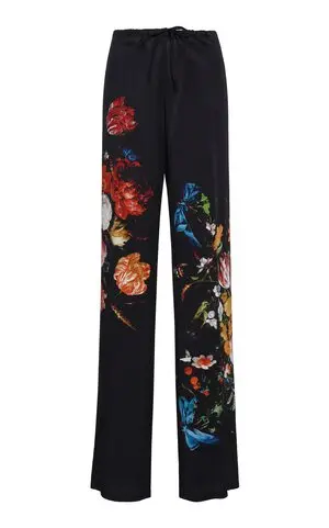Dries Van Noten Pachas Straight-leg Pants - Black