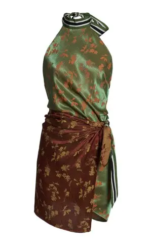 Dries Van Noten Carfys Wrapped Top - Green