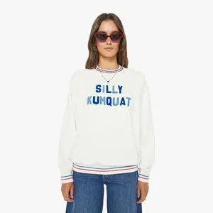 Mother Striped Sweatshirts Hoodies For Women