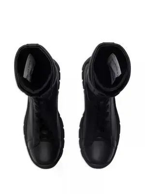 Burberry Leather Lace-up Boots