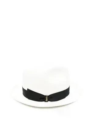 Borsalino Monica Straw Hat - White