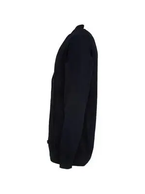 FILIPPO DE LAURENTIIS Ribbed V-neck Cardigan - Blue