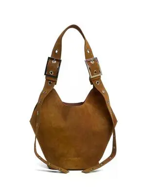 DONDUP Leather Bucket Bag With Adjustable Strap - Brown