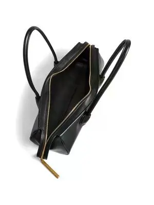 Khaite Logo-motif Shoulder Bag - Black
