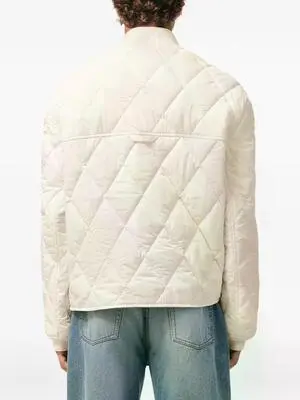 AMI Paris Crinkled Padded Jacket - Neutrals