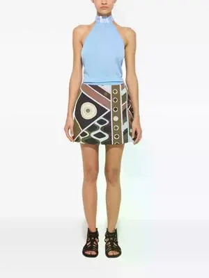 Emilio Pucci Silk Detail Top