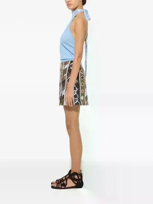 Emilio Pucci Silk Detail Top