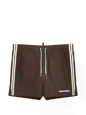 Dsquared2 Midi Swim Shorts Brown