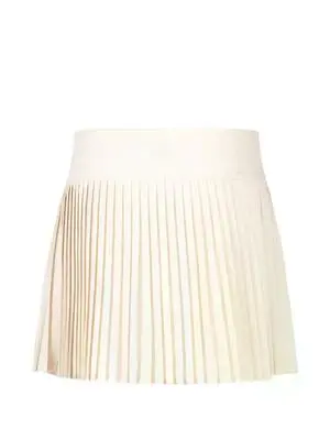 Goldbergh Plissé Mini Skirt - Neutrals