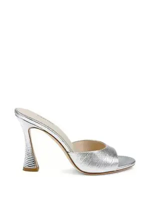 High Heel Open Toe Mules