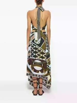 Emilio Pucci Occhi-print Halter Top