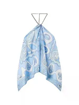 Emilio Pucci Angoli-print Chain Top