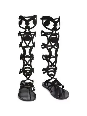 Emilio Pucci Low Gladiator Sandals