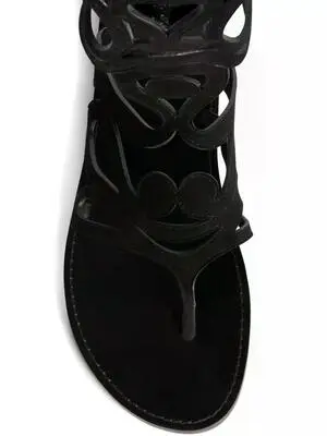 Emilio Pucci Low Gladiator Sandals
