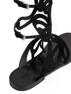 Emilio Pucci Low Gladiator Sandals