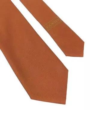 Canali Silk Neck Tie - Orange
