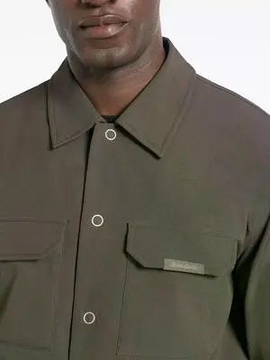 Manière De Voir Magnetic Pocket Cargo Jacket - Green