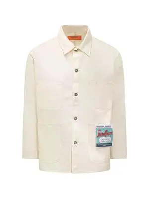 UNIVERSAL OVERALL Patch-detail Shirt Jacket