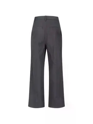 LOW CLASSIC High-rise Wide Leg Trousers - Grey