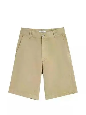 SUNFLOWER Wide-leg Chino Shorts - Neutrals