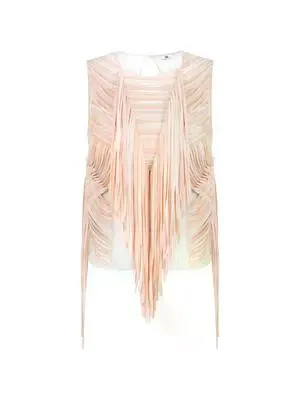 Elisabetta Franchi Fringe Tops