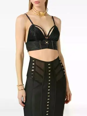 Elisabetta Franchi Tulle Elastic Straps Bra