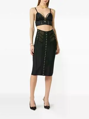 Elisabetta Franchi Tulle Elastic Straps Bra