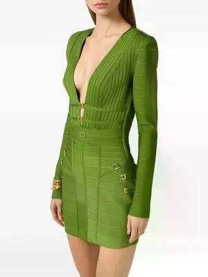 Elisabetta Franchi 3d Knit Mini Dress