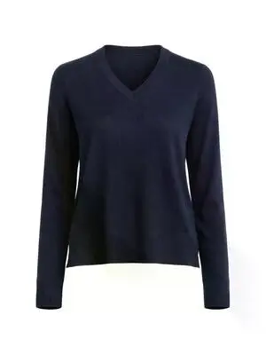 GRAN SASSO V-neck Jumper - Blue