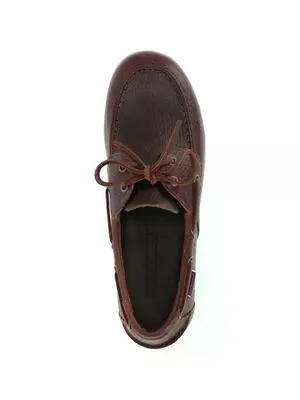 SEBAGO Lace-up Leather Loafers - Brown