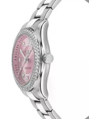 Philipp Plein Queen Supreme Crystal 36mm Watch - Pink