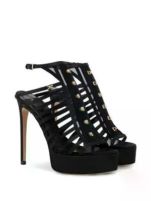 Elisabetta Franchi Ankle Strap Platform Sandals