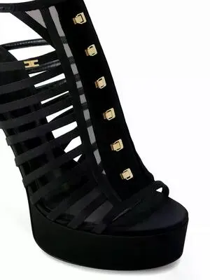 Elisabetta Franchi Ankle Strap Platform Sandals