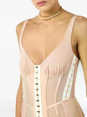 Elisabetta Franchi Bustier Mini Dress