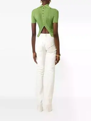 Elisabetta Franchi Open-back Logo-button Sweater