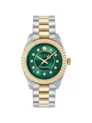 Philipp Plein Queen Supreme Crystal 36mm Watch - Green