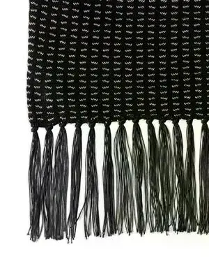 TAIGA TAKAHASHI Pattern Tassel Scarf