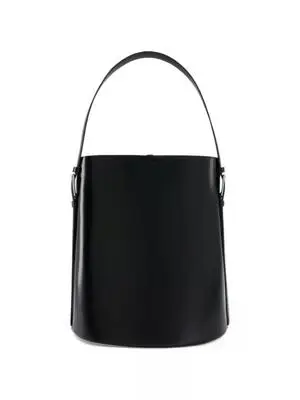Coperni Leather Bucket Bag - Black