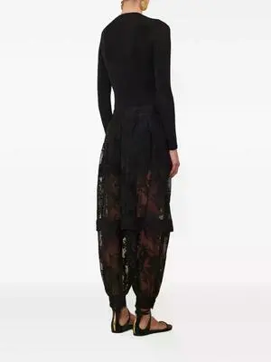 Zimmermann Luna Guipure-lace Pants - Black