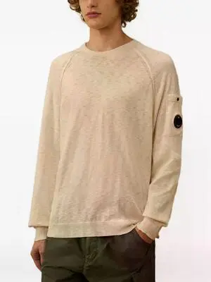 C.P. COMPANY Crew-neck Lens Raglan Sweater