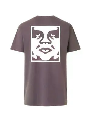 Obey Face-graphic Round-neck T-shirt