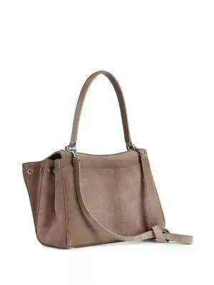 Balenciaga Small Rodeo Leather Top Handle Bag Neutrals