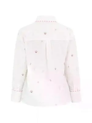 PENNYBLACK Embroidered Collared Shirt - White